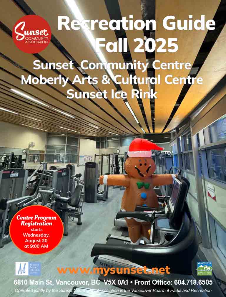 Fall 2025 Recreation Guide • Sunset Community Centre Association